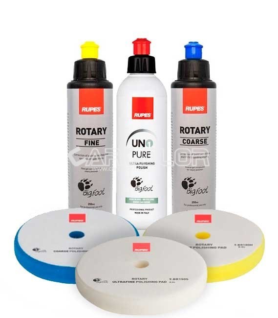 Rupes Rotary Polishing Set (125mm) Rupes Polishing Set